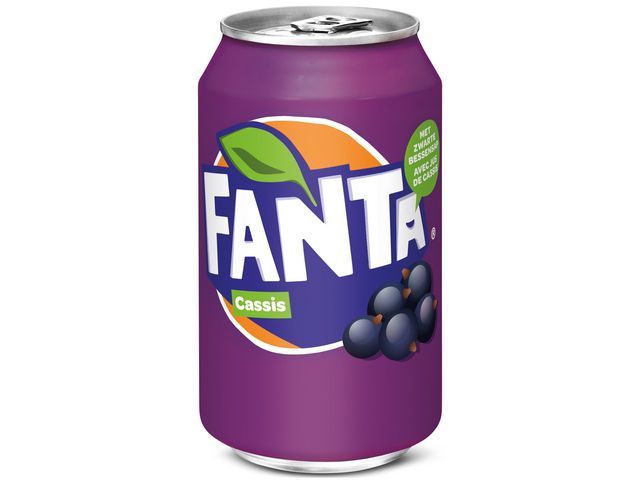Fanta Cassis, Frisdrank, 0,33 l, Blik | DiscountOffice.nl