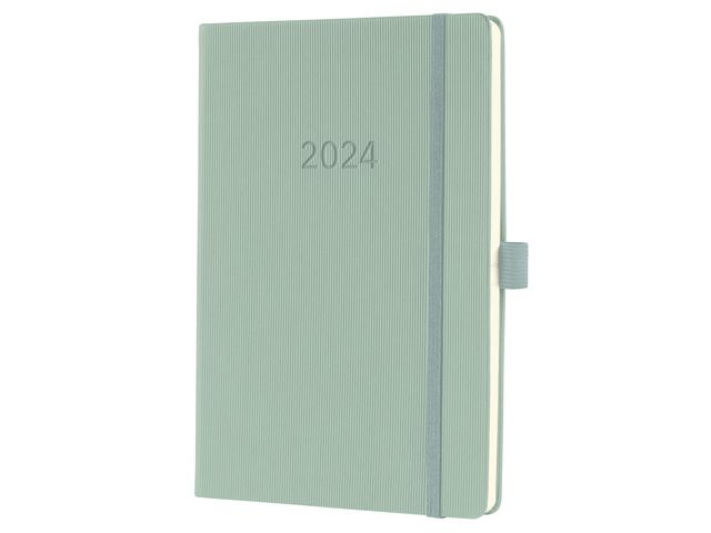 Sigel Weekagenda Conceptum A5 2024 (NL/FR/EN/DU) Mint Green Hardcover ...
